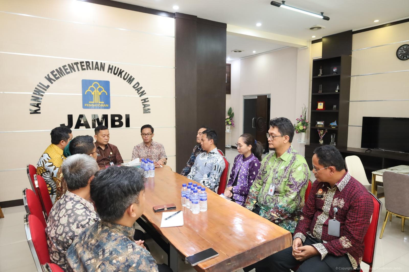 Exit Meeting BPK RI terhadap Pemeriksaan Laporan Keuangan Kanwil Kemenkumham Jambi Tahun 2024