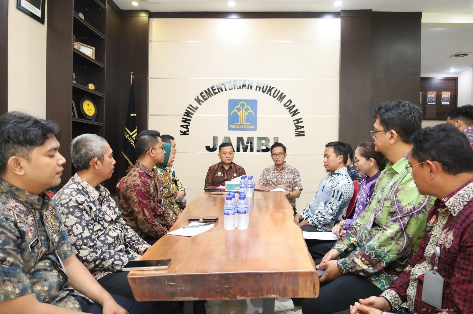 Exit Meeting BPK RI terhadap Pemeriksaan Laporan Keuangan Kanwil Kemenkumham Jambi Tahun 2024