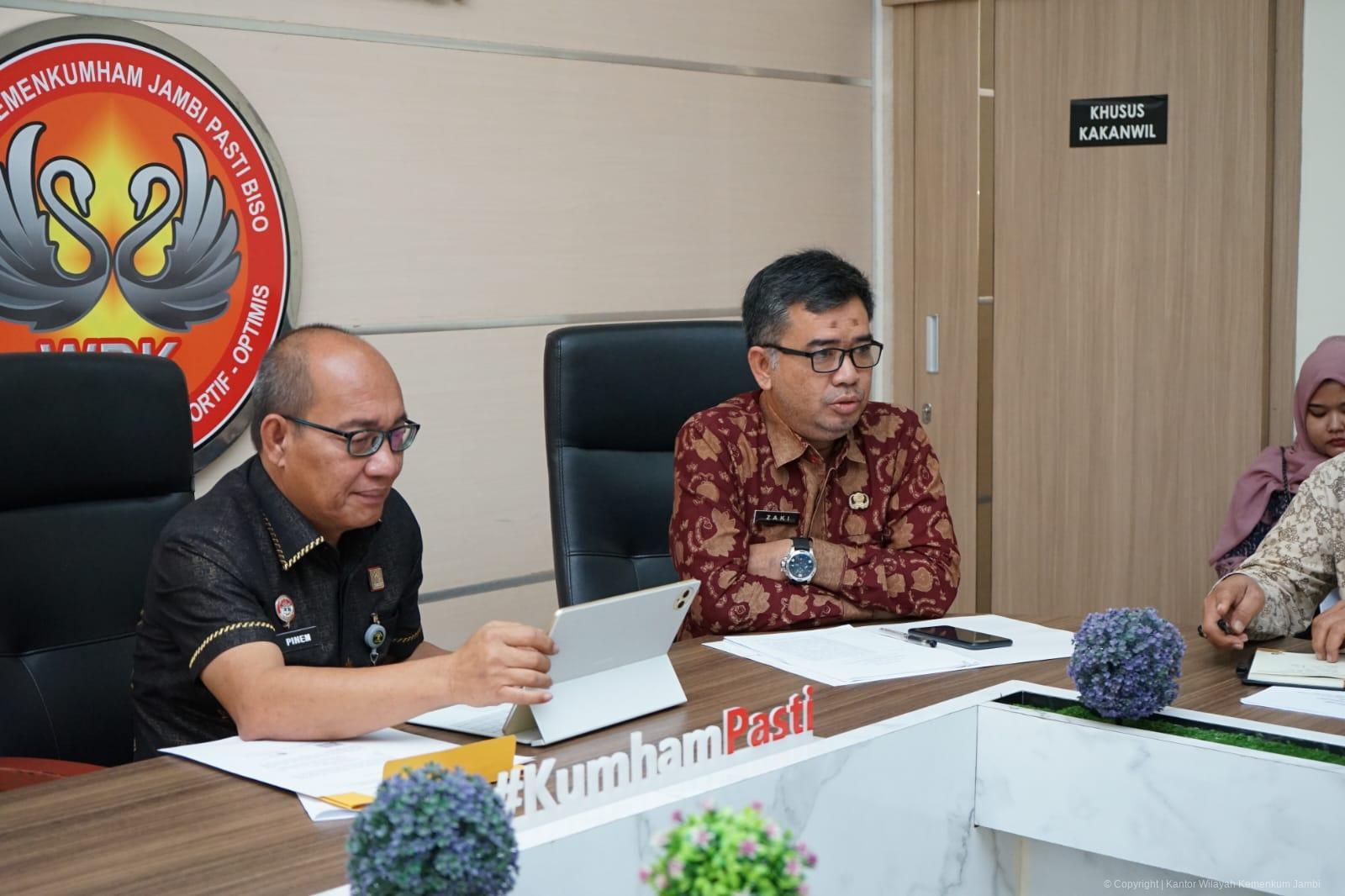 Optimalisasi Kebijakan, Kanwil Kemenkum Jambi Harmonisasikan Peraturan Walikota Jambi Terkait ...