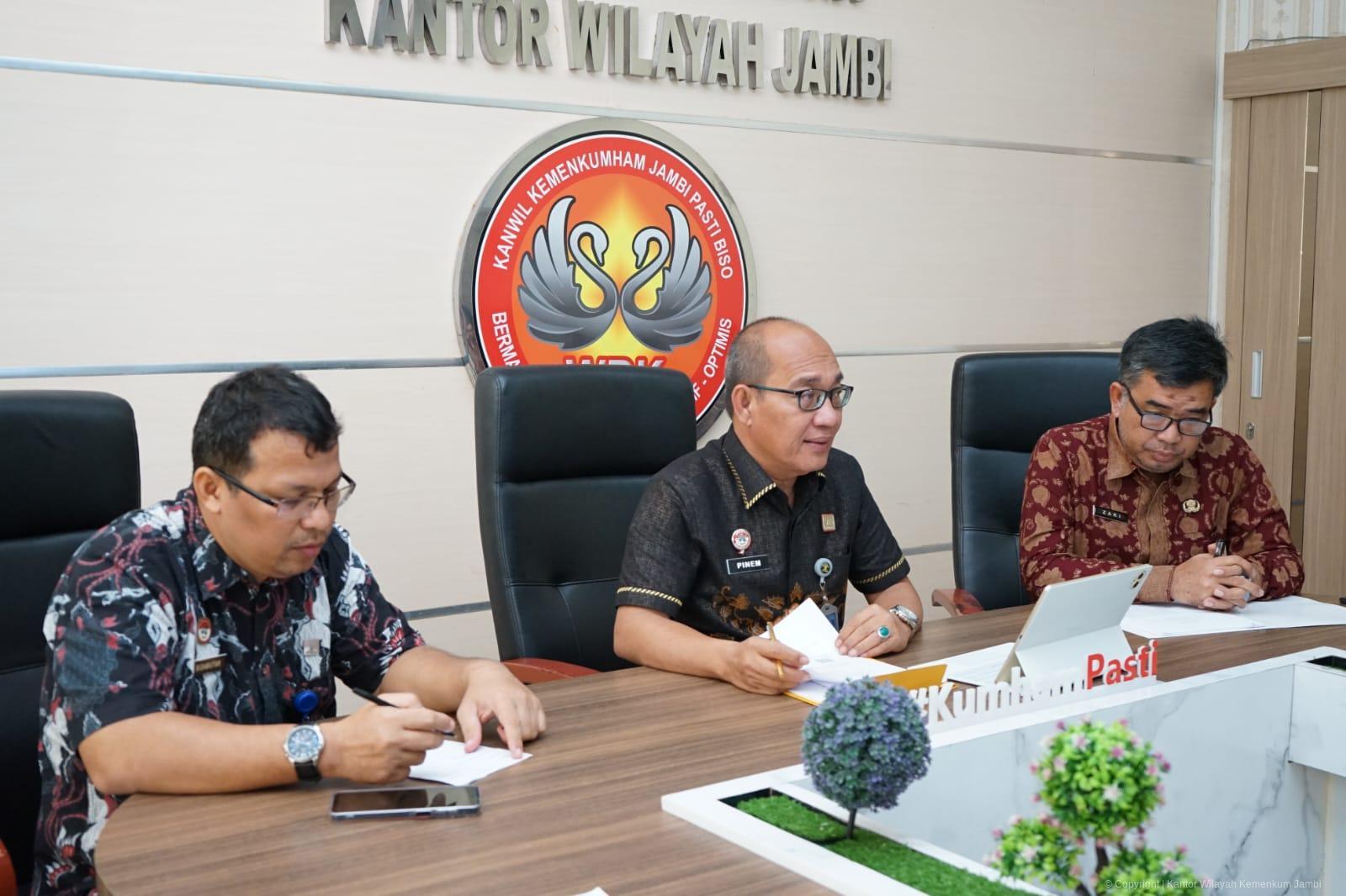 Optimalisasi Kebijakan, Kanwil Kemenkum Jambi Harmonisasikan Peraturan Walikota Jambi Terkait ...